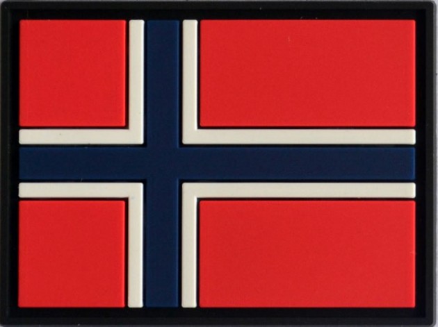 norsk flagg velcro | Utstyrskontroll.no